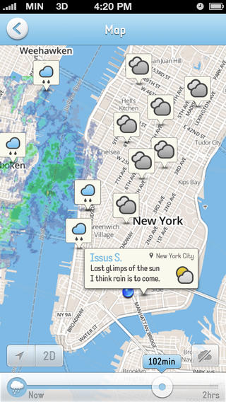 Minutely – Crowd Sourced Weather [iOS Review] – The Gamer With Kids