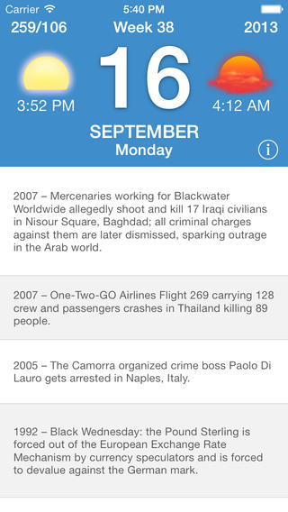 Calendarium – Learn What Happened on this Day (iOS App Review) – The ...
