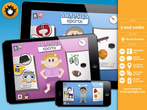 Swapsies Sports – A Mix ‘N Match Game for Young Sports Fans (iOS App ...