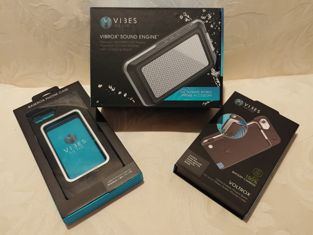 Vibes Audio Modular Smartphone Accessories Featuring BASEROX, VIBROX ...