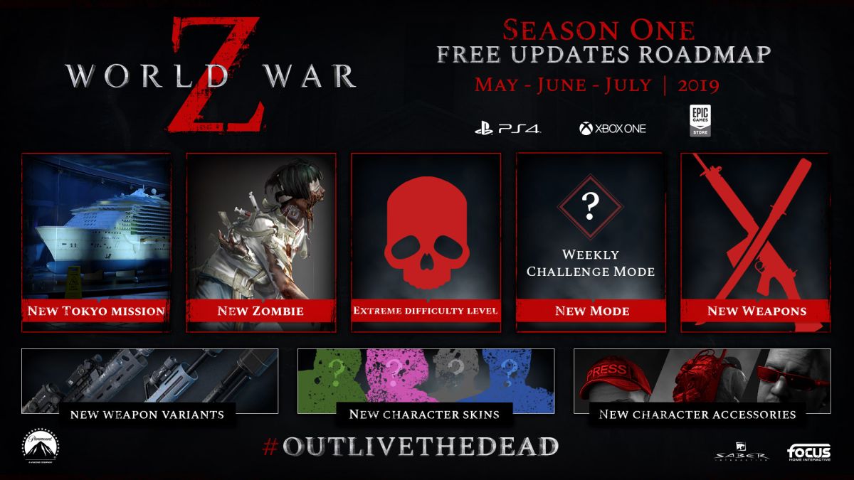 World War Z Post Launch Roadmap Revealed – The Gamer With Kids