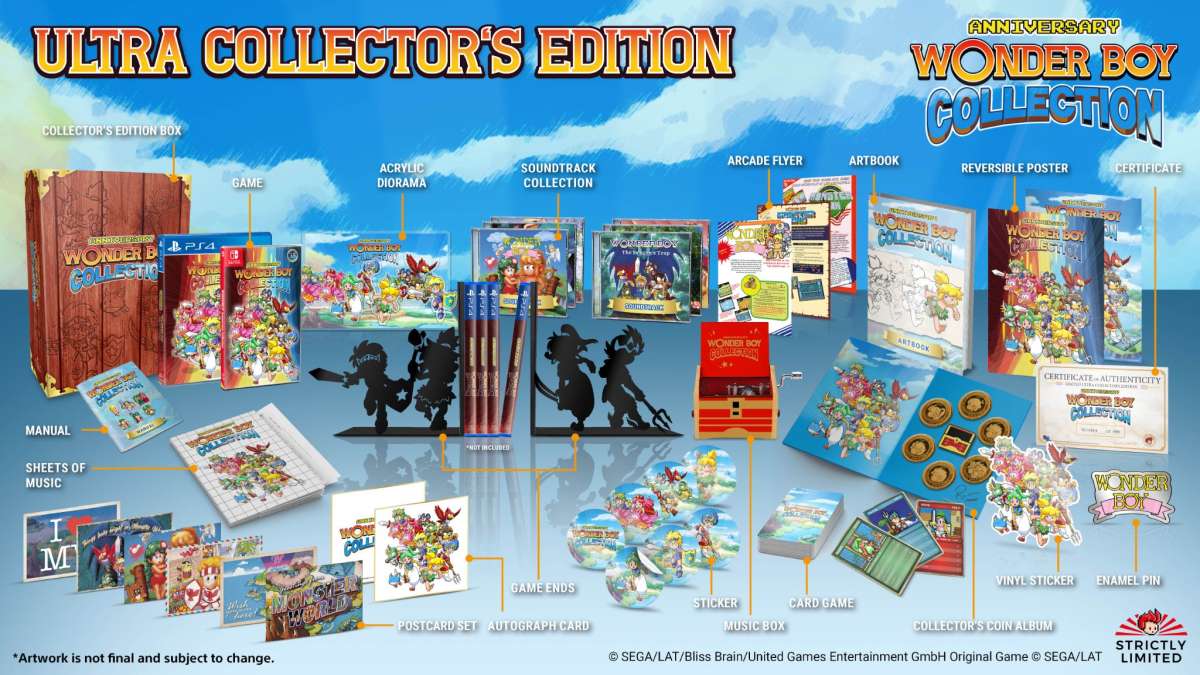Wonder Boy Anniversary Collection Coming With Special Limited and ...