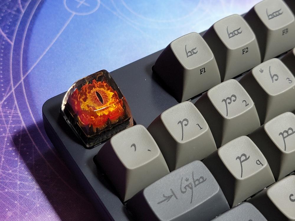 DROP + The Lord of the Rings Mordor Artisan Keycap Review – The Gamer ...